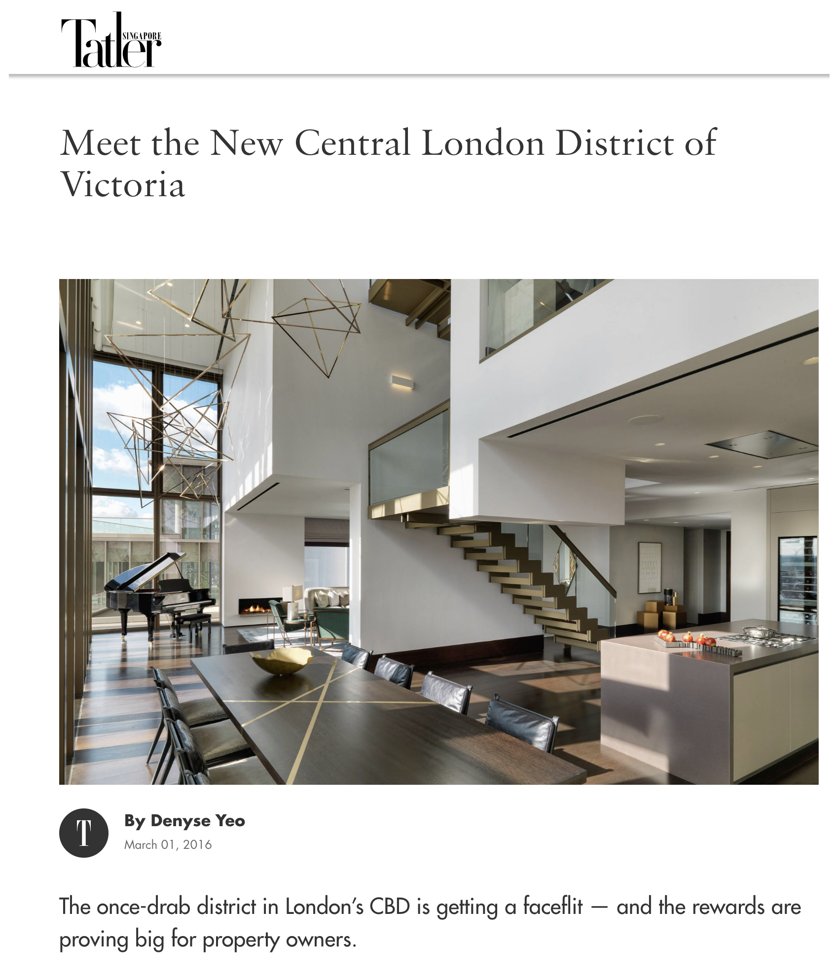 Meet the New Central London District of Victoria | Millier ...